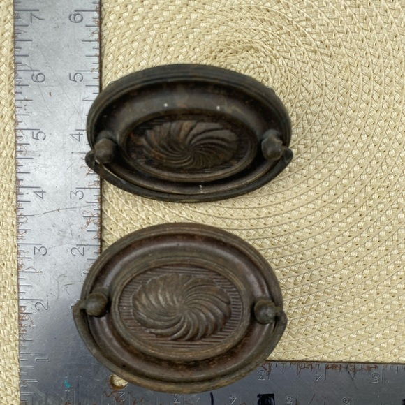 Other | Vintage Oval Drawer Pulls 2 | Poshmark